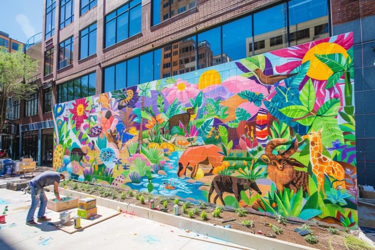 Comment créer une fresque murale chez vous – Guide Aménagement